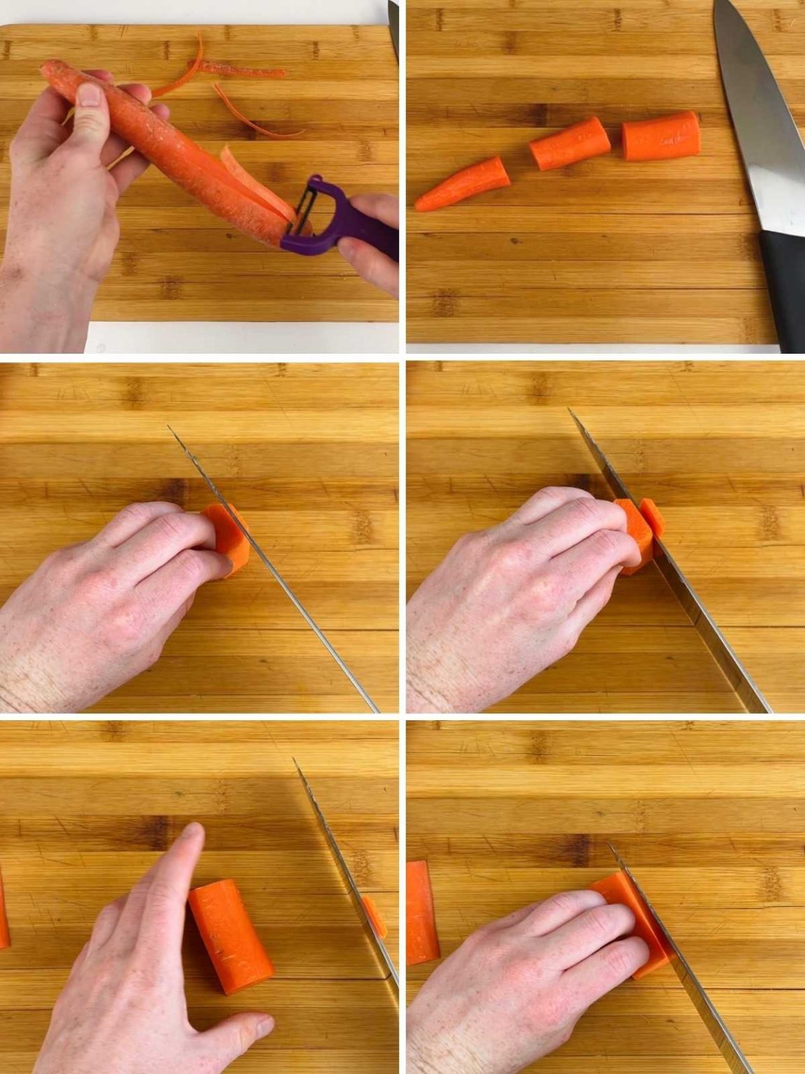 How to Dice Carrots - Get Even Cubes Every Time!