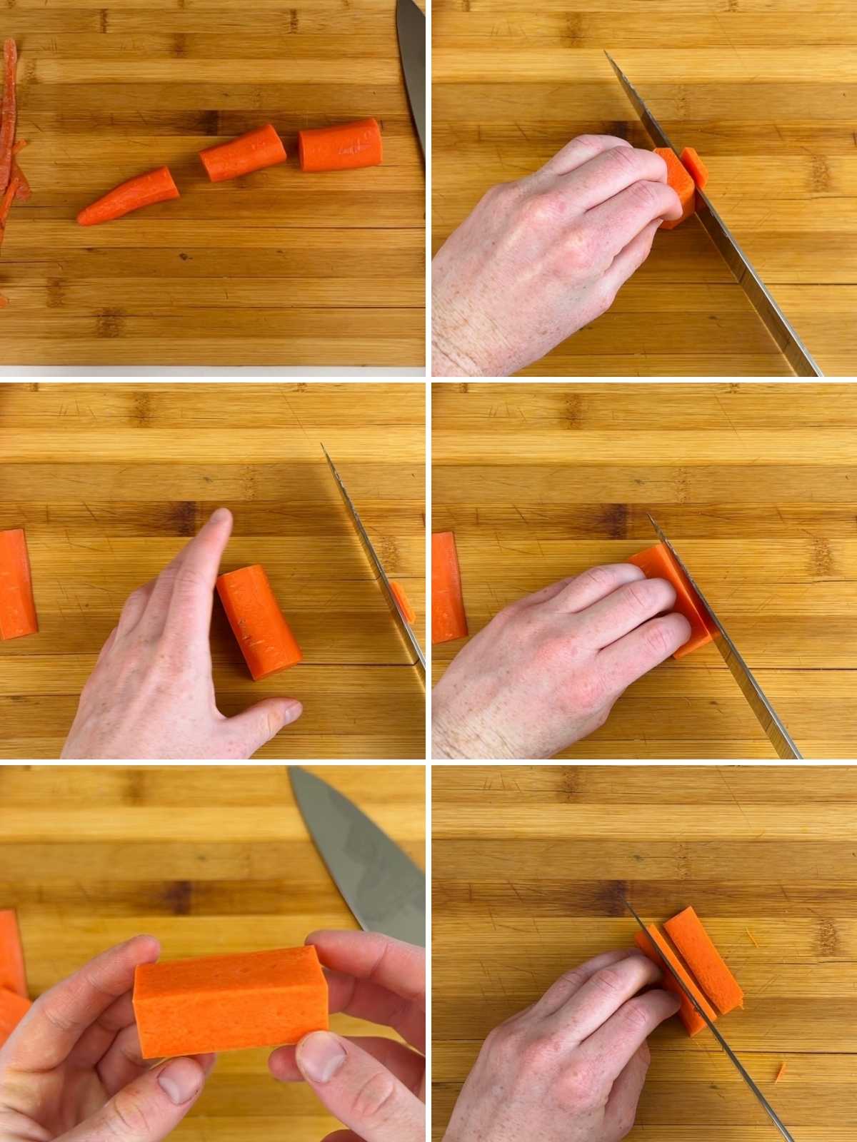 How to Cut Carrots Into Sticks (2 Methods!)